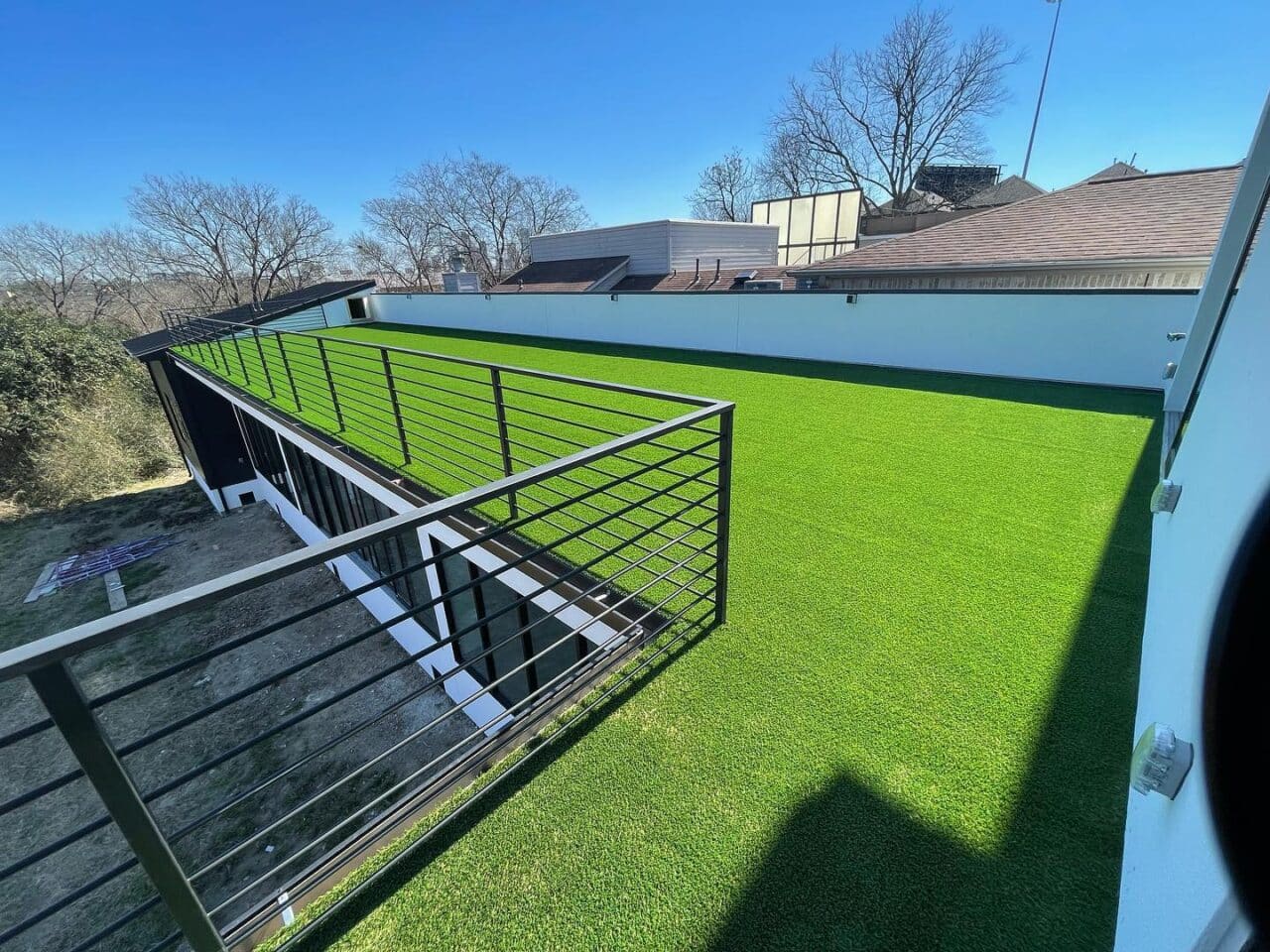 Rooftop Turf Installation in Houston | Memorial Green Turf